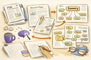 The Best Way to Summarize PDFs and Research Papers with Mind Maps