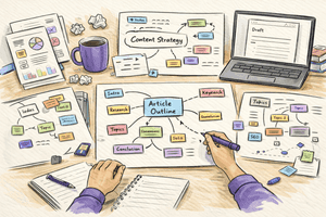 How Writers Use Mind Maps to Plan Articles and Content Strategy